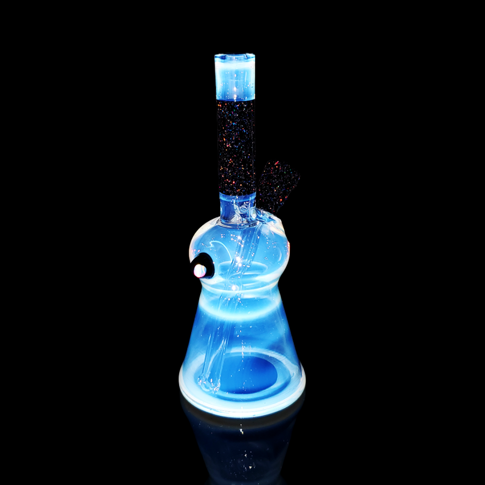 AJ Surf City Fully Worked Jammer – Unique Artisanal 10mm Mini Dab Rig – HG