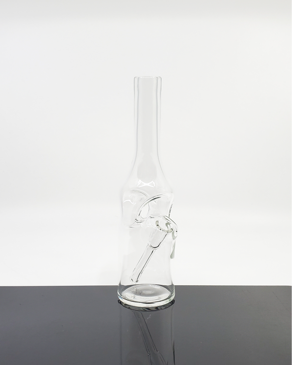 Bro D Glass Clear Full Size Bottle – Stylish Glass Water Rig – HG