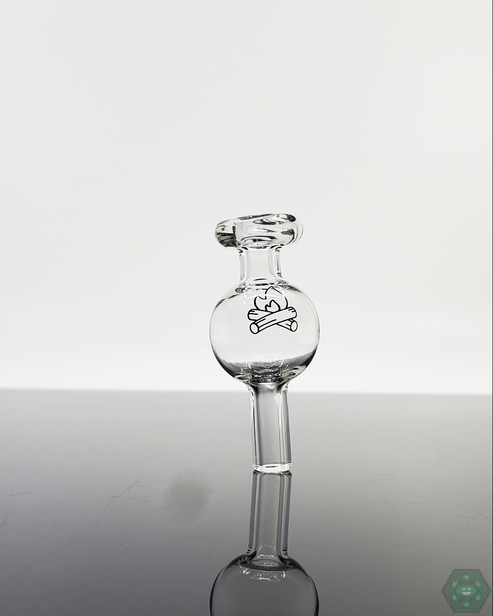 Campfire Quartz Bubble Caps – Clear 25MM Cap for Efficient Dabs – HG