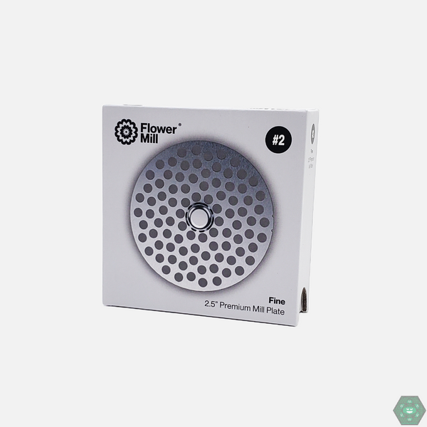 Flower Mill 2.5” Premium Mill Plate | Customizable Grinding Plate | Fi – HG
