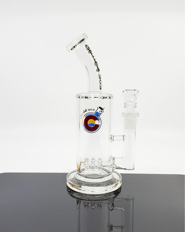 Glass Lab 303 8” Triple Disk Perc Straight Tube | Enhanced Filtration – HG