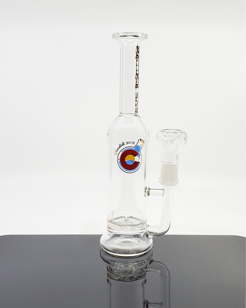 Glass Lab 303 Turbine Perc Straight Bottle - Smooth Hits with Turbine – HG