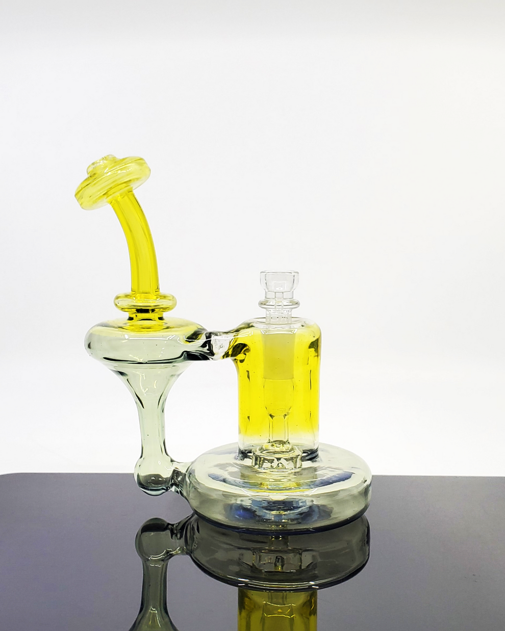 Glass Tribe CFL Bell Recycler - Color Changing Recycler for Smooth Hit – HG