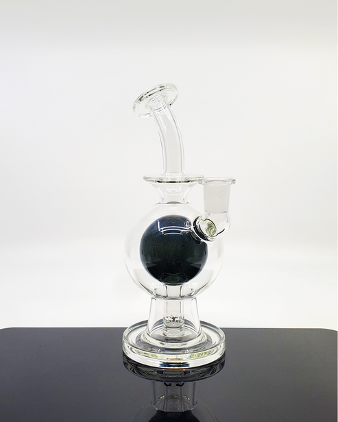 Mike D Glass Color Accent Ball Rig – 10mm Compact and Stylish Dab Rig – HG