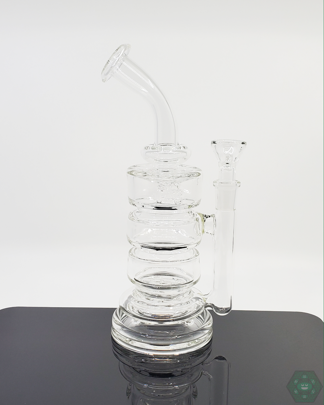 PKG 60mm Rig (3 Hole) - High-Performance Glass Rig for Concentrate Use – HG