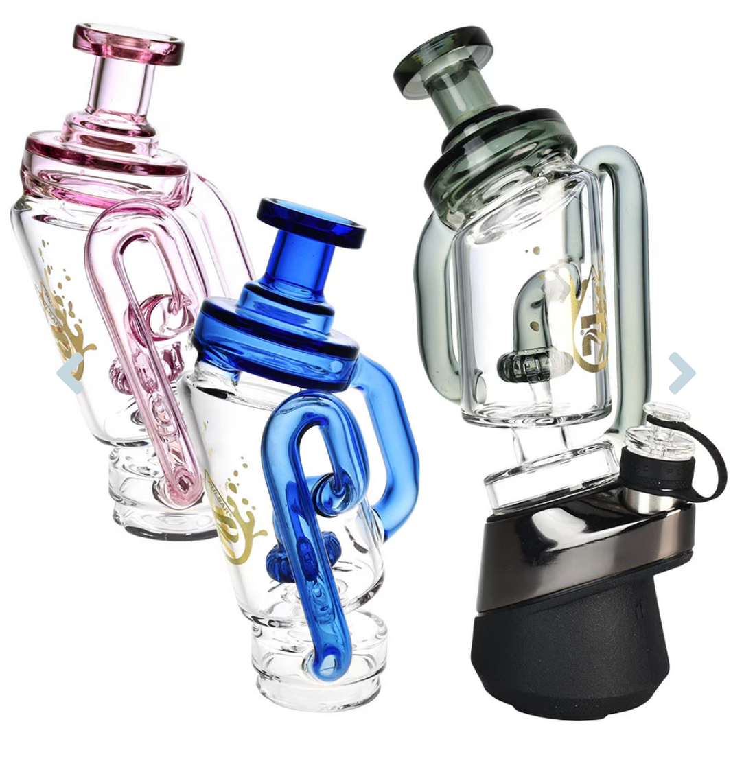 Pulsar - Upright Recycler Glass Attachment for Puffco Peak/Pro – HG