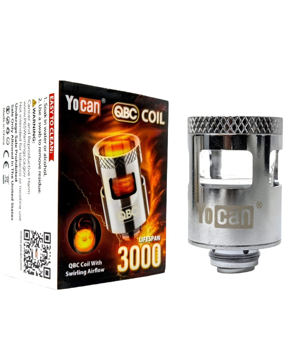Yocan - iCan QCB Coil – Replacement Coils for iCan E-Rig Vaporizer – HG
