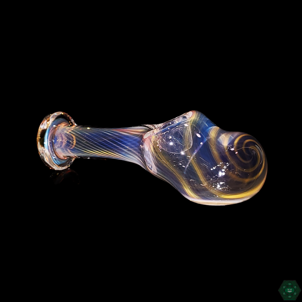 STF Glass Single Fume Hammer – Compact and Colorful Glass Pipe – HG