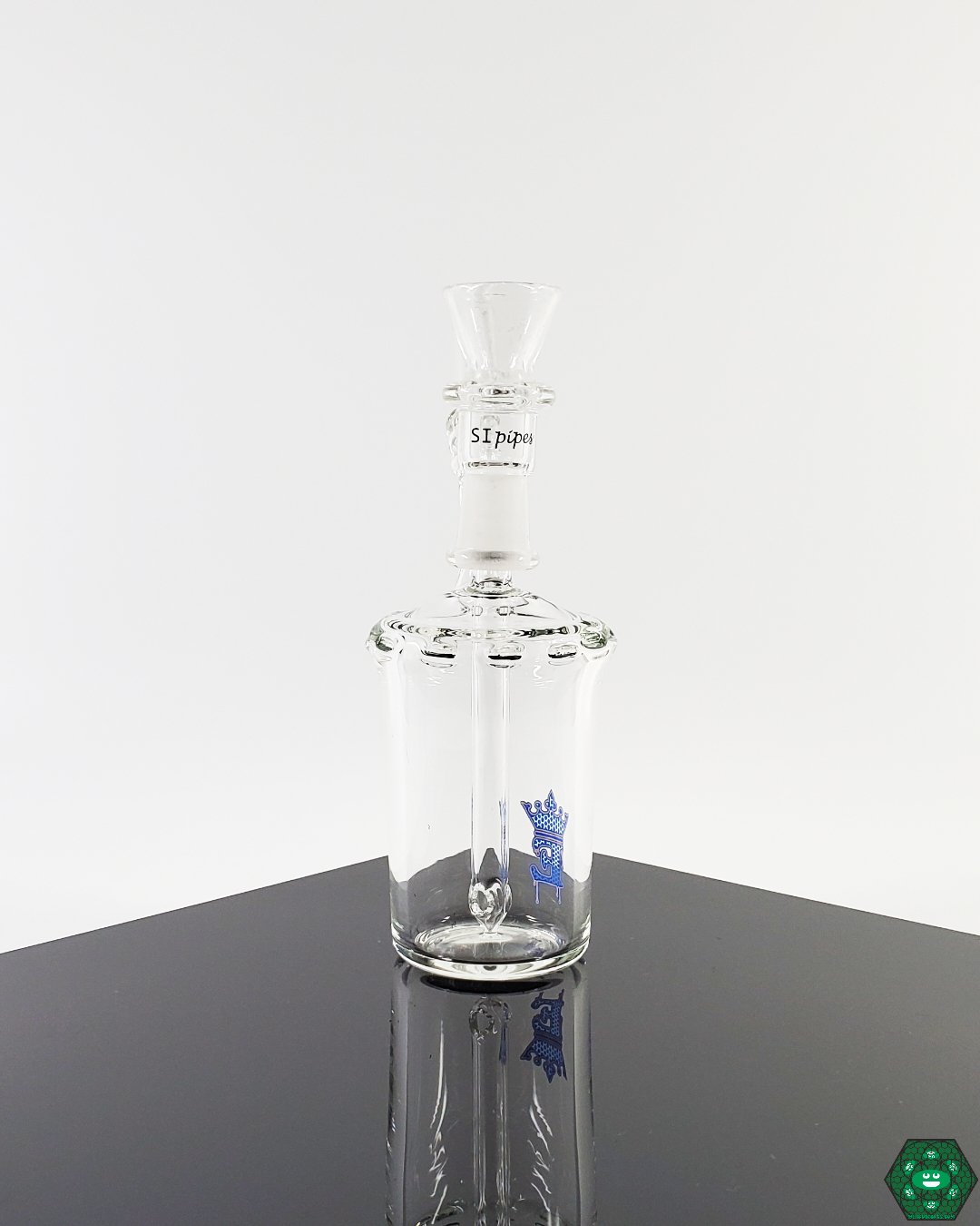 E Glass Mini Cup - Compact Glass Rig with 2-Hole Perc – HG