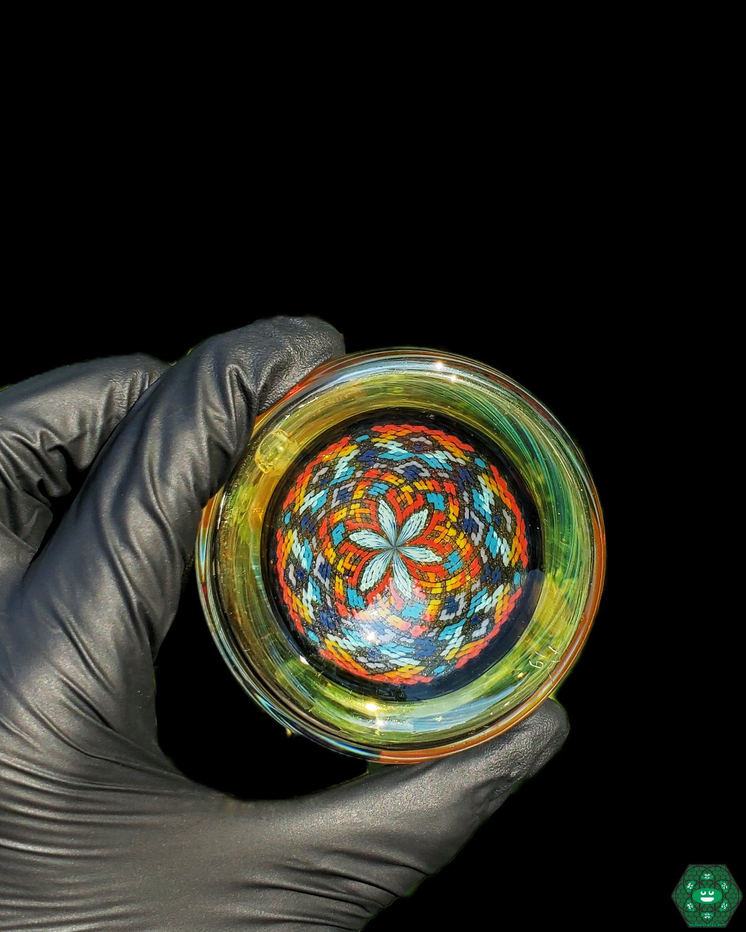 John W Faceted Fillacello Tube with Artisanal Glass Blown Designs – HG