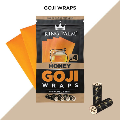 King Palm Goji Wraps – Organic, Slow-Burning Berry-Flavored Wraps – HG