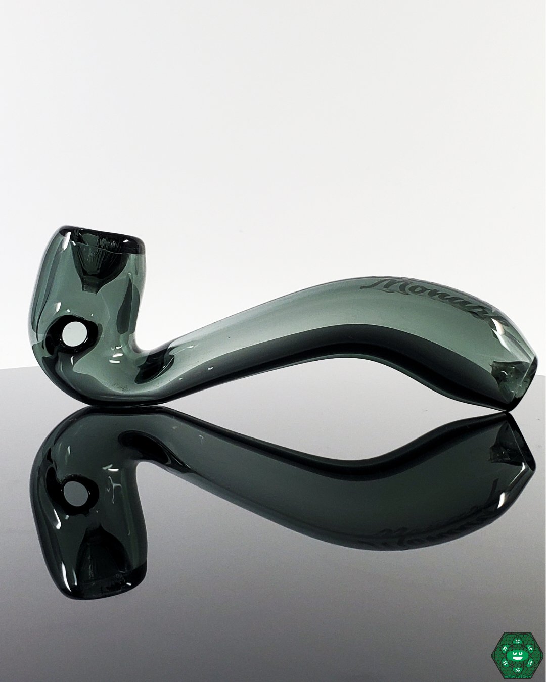 Monark Mini Sherlock – Compact & Stylish Glass Pipe – HG