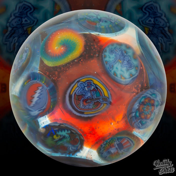 Rose Roads Glass Marble - Artisan Glass Accessory – HG