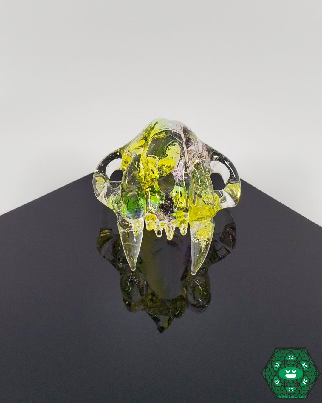 Snic Barnes Cat Skull Pendant | Edgy Glass Art | Unique Design – HG