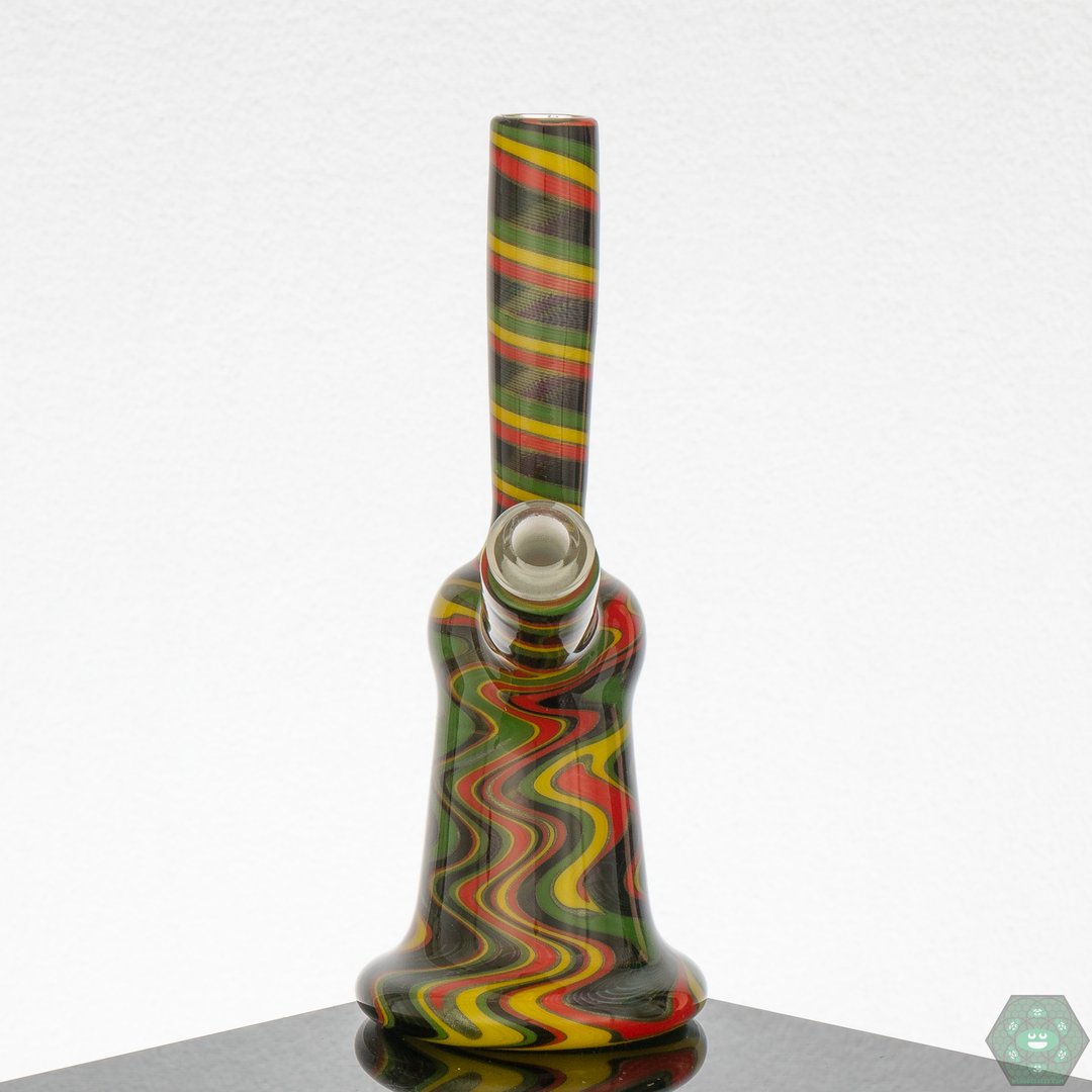 Suzewits Mini Glass Tube - Rasta Color Scheme with 10mm Female Joint – HG